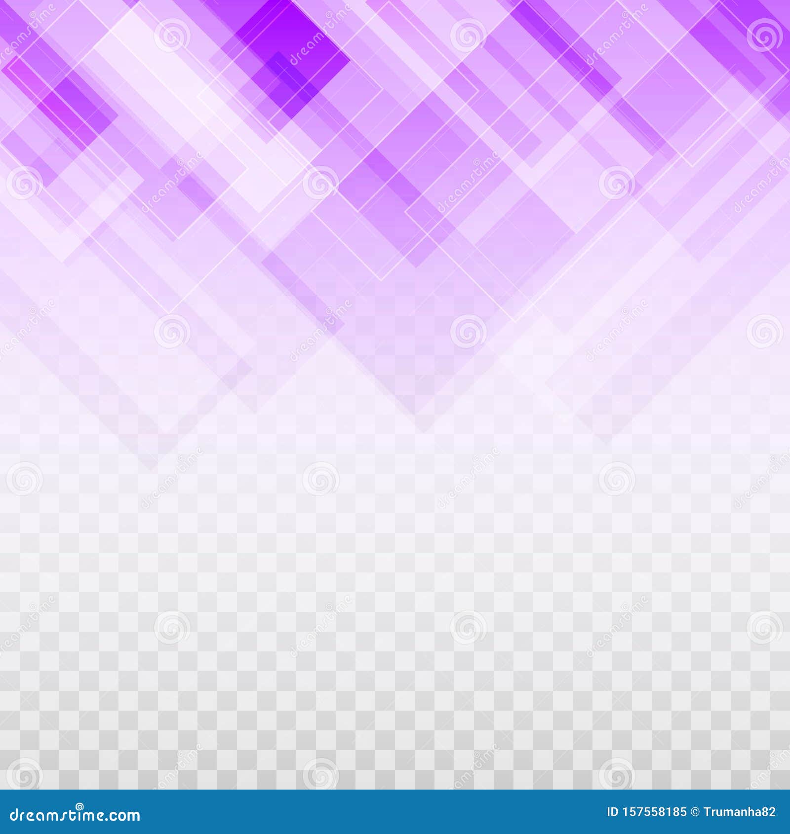 Vector Abstract Light Purple Gradient Rectangles Pattern in Transparent ...