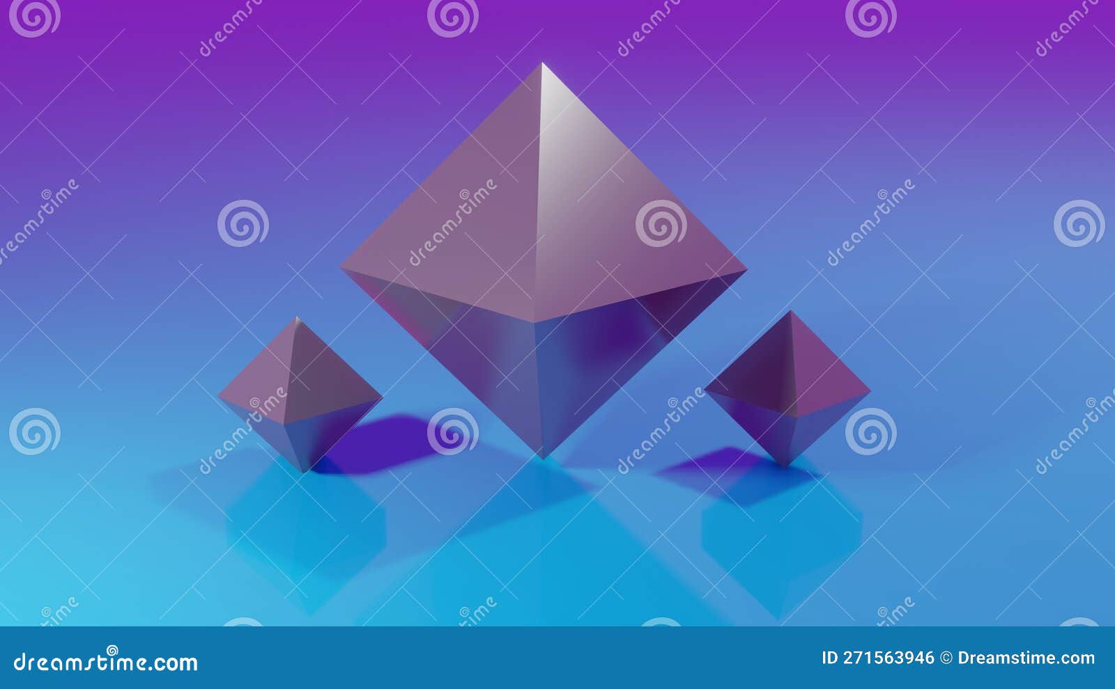 Gradation 3d Wallpaper Background Stock Illustration - Illustration of ...