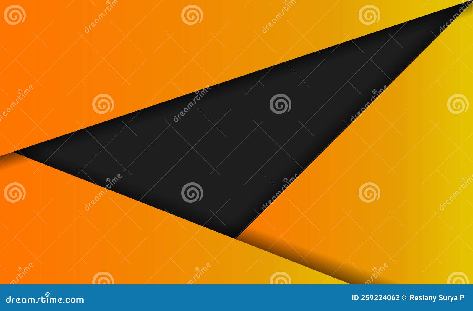 Gradation Orange Yellow Abstract Simple Background Stock Vector ...