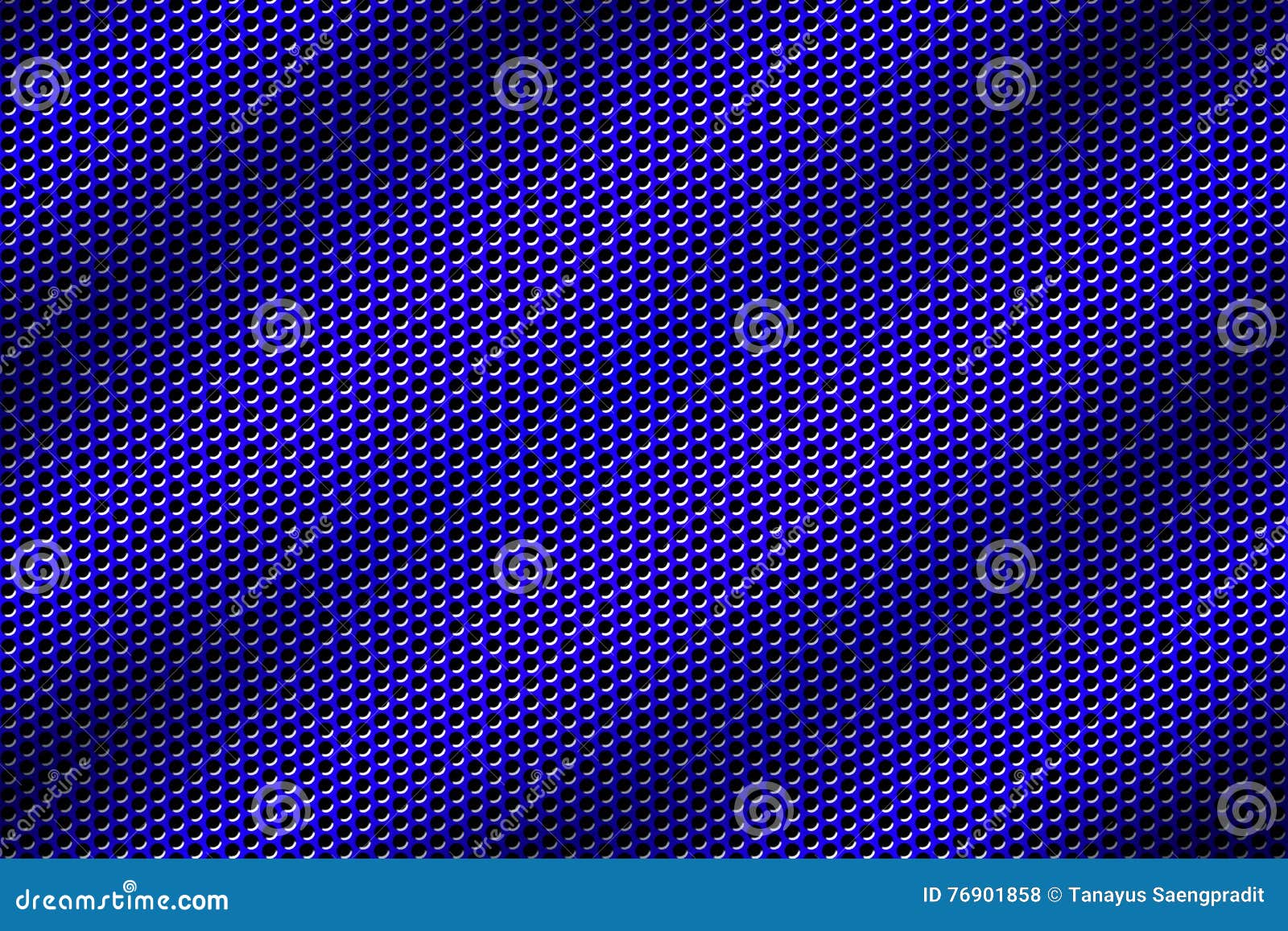 Grade Azul Do Cromo Fundo Do Metal Ilustração Stock - Ilustração de ...