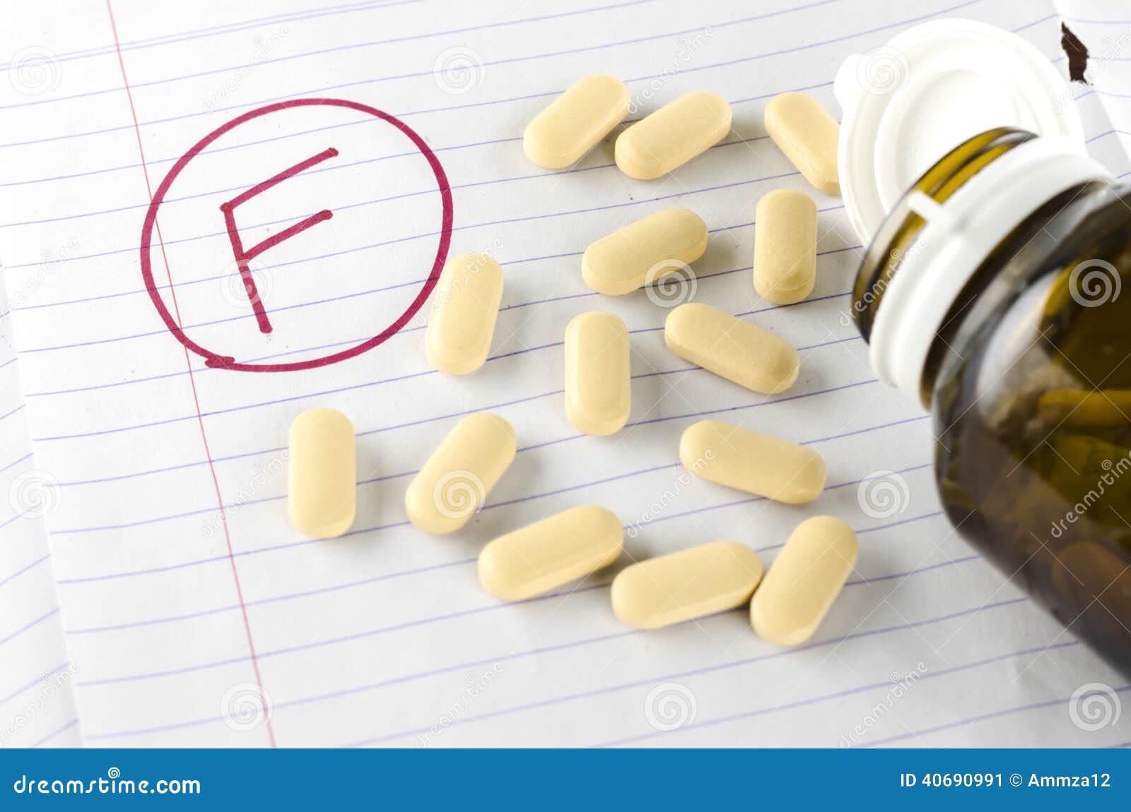 Grade f with drug stock image. Image of homework, hospital - 40690991
