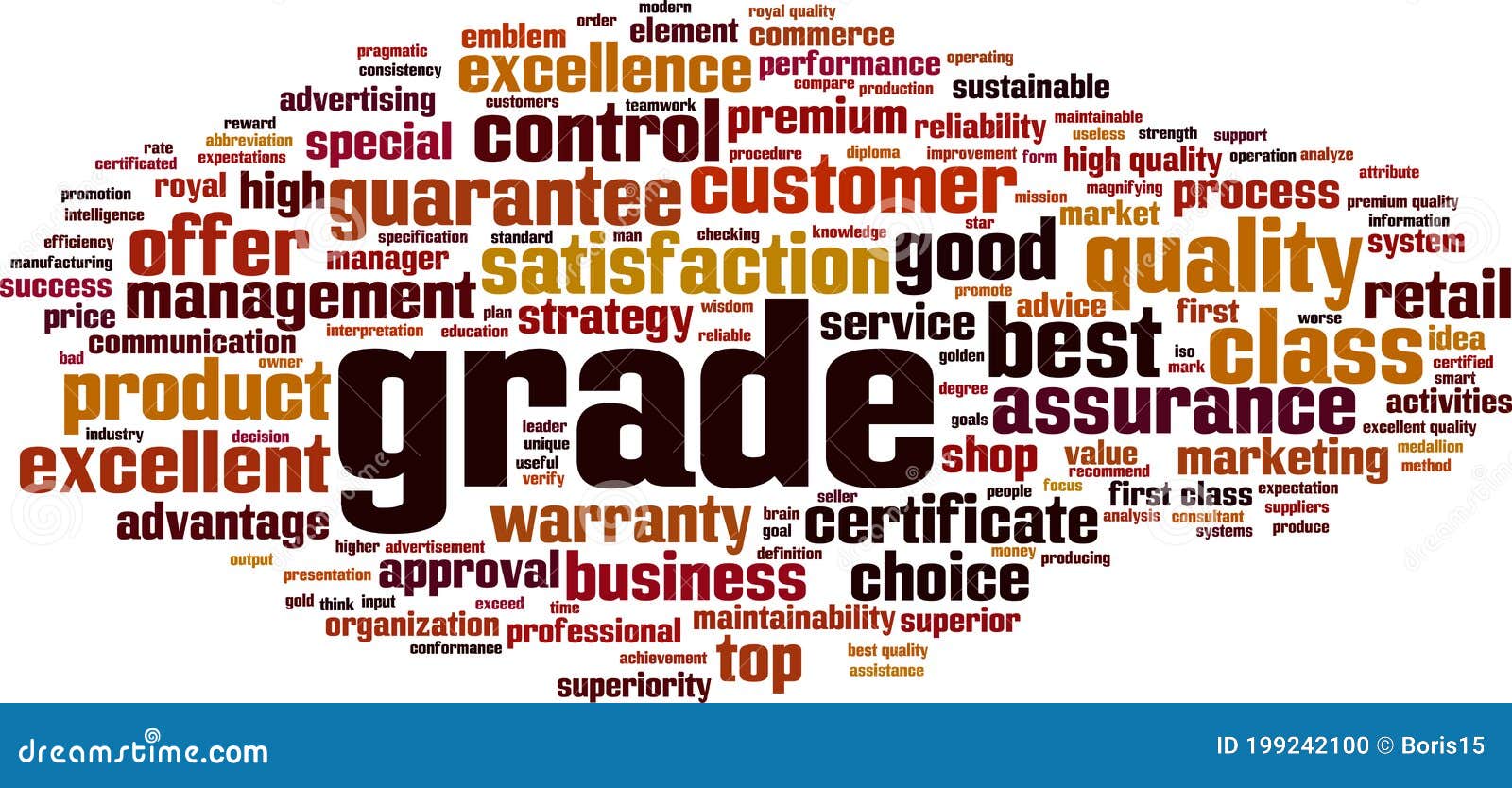Grade word cloud concept stock vector. Illustration of pragmatic ...