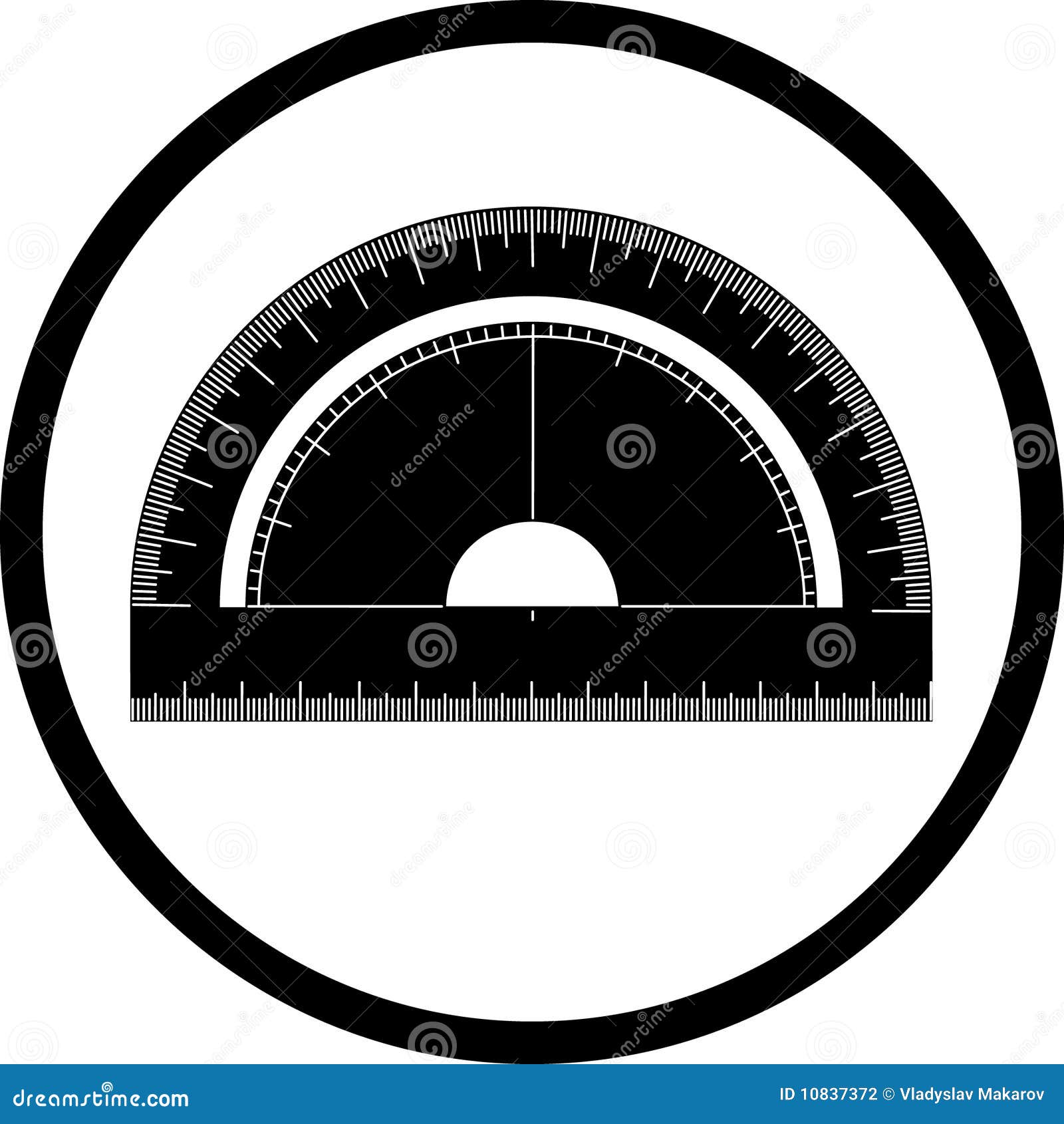 Gradenboog vector illustratie. Illustration of schilderij - 10837372