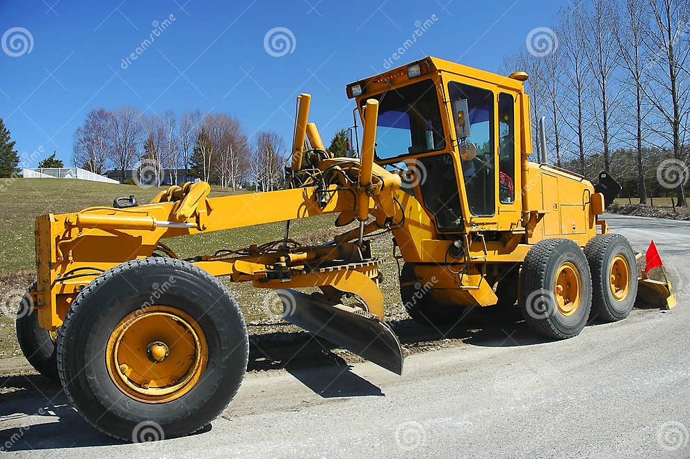 Grader stock image. Image of industrial, layer, machinery - 1809675