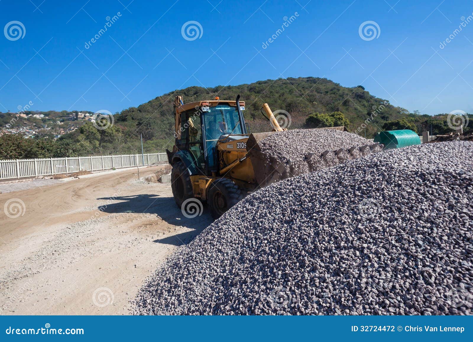 Grader Bucket Stone Scoop Construction Editorial Photography - Image of construction, colors ...