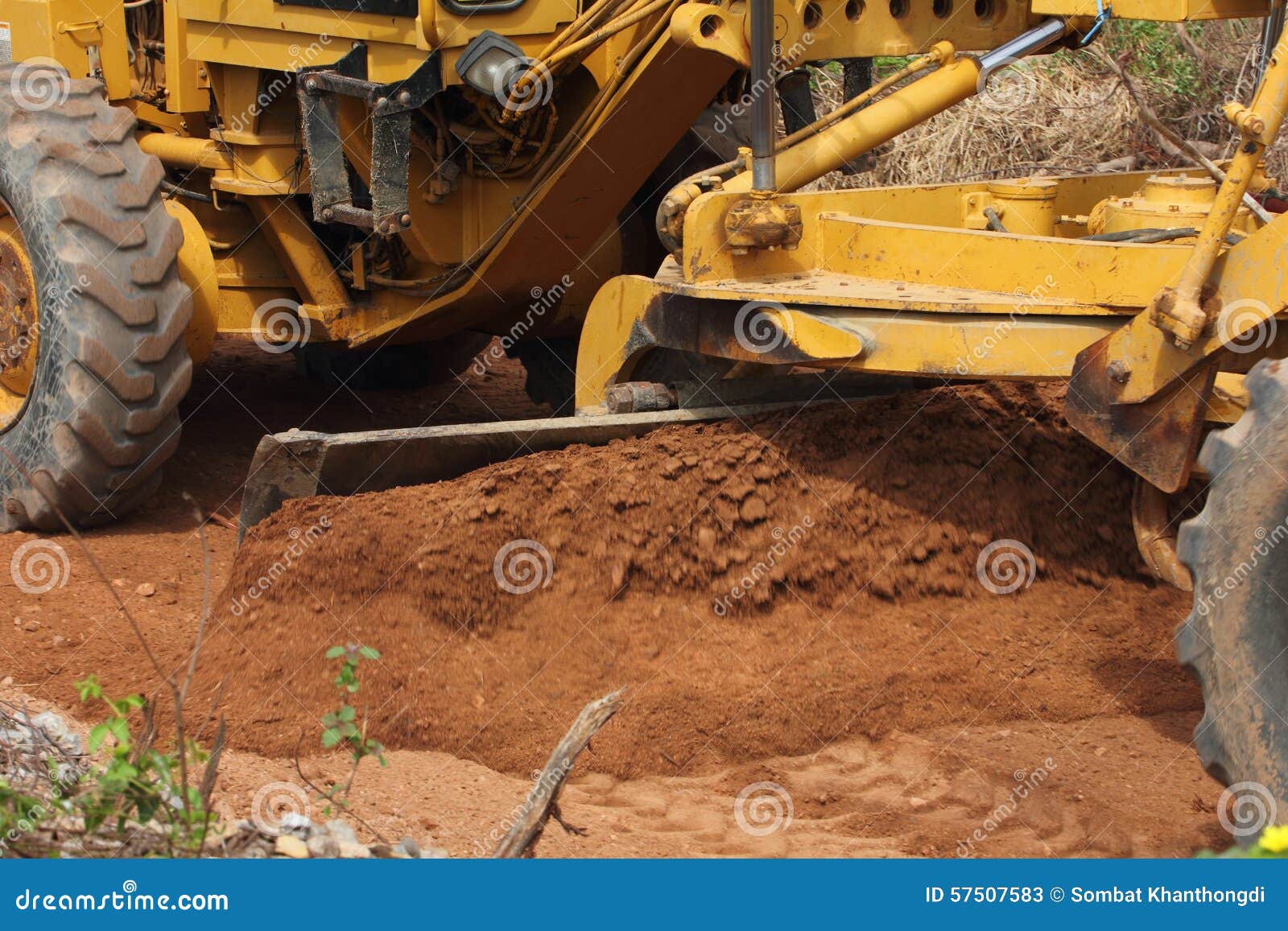 Grader stock image. Image of earthmover, industry, equipment - 57507583