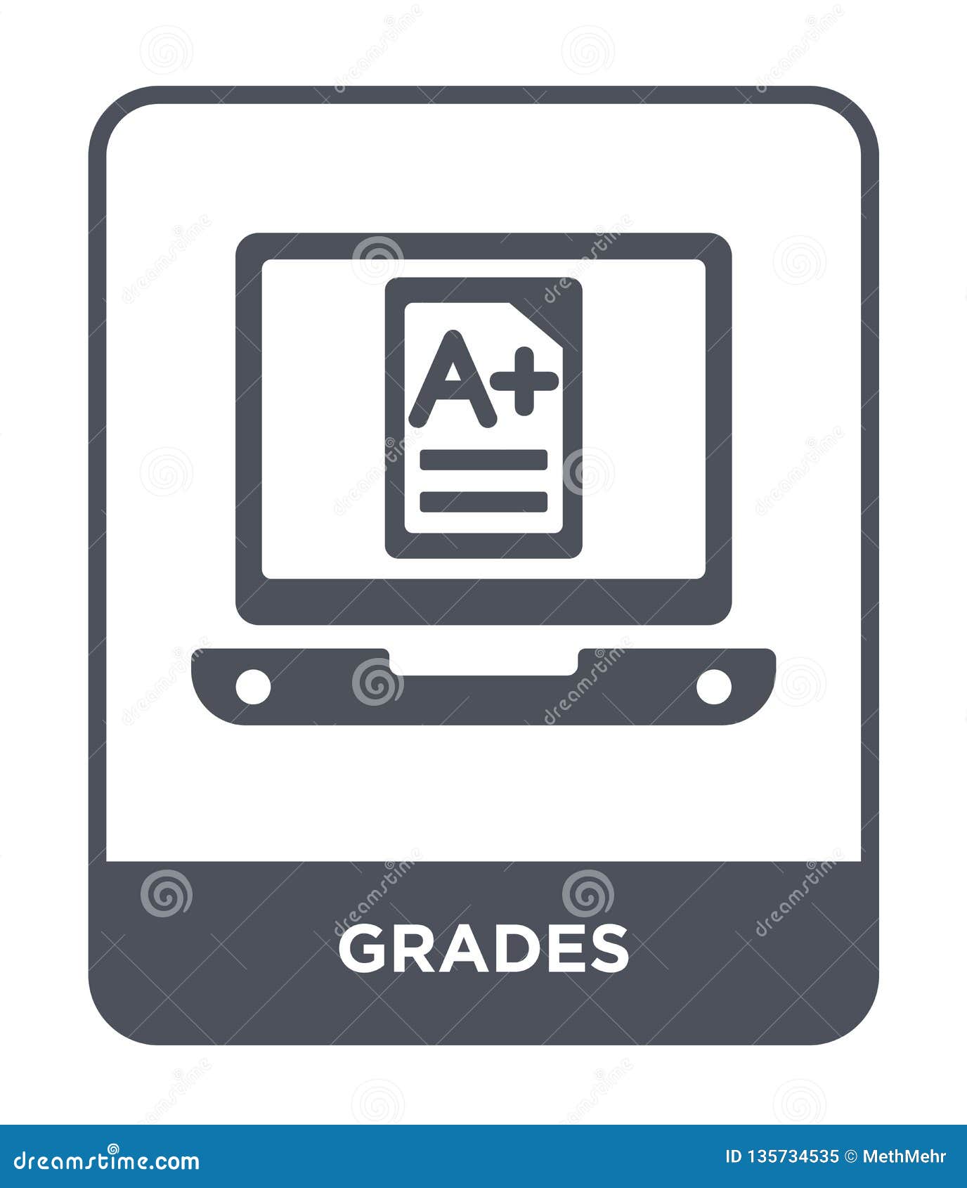 Grades Icon. Simple Element From School Icons Collection. Creative ... Grades Icon. Simple Element From School Icons Collection. Creative ...