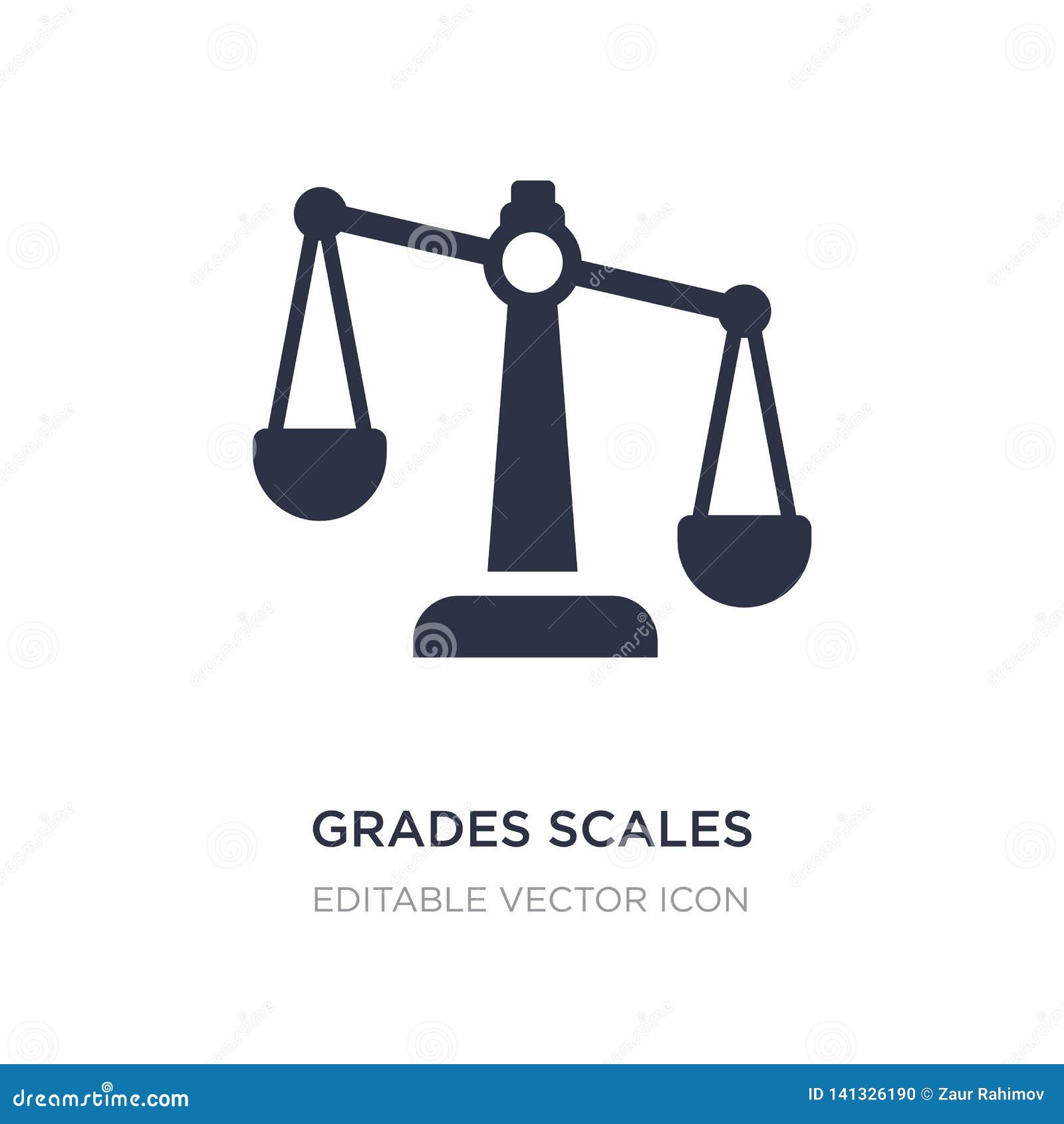 Grades Scales Icon Vector Isolated On White Background, Grades Scales ...