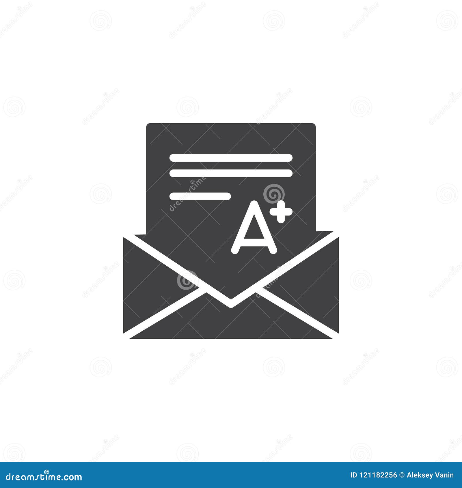 Grades vector icon stock vector. Illustration of glyph - 121182256