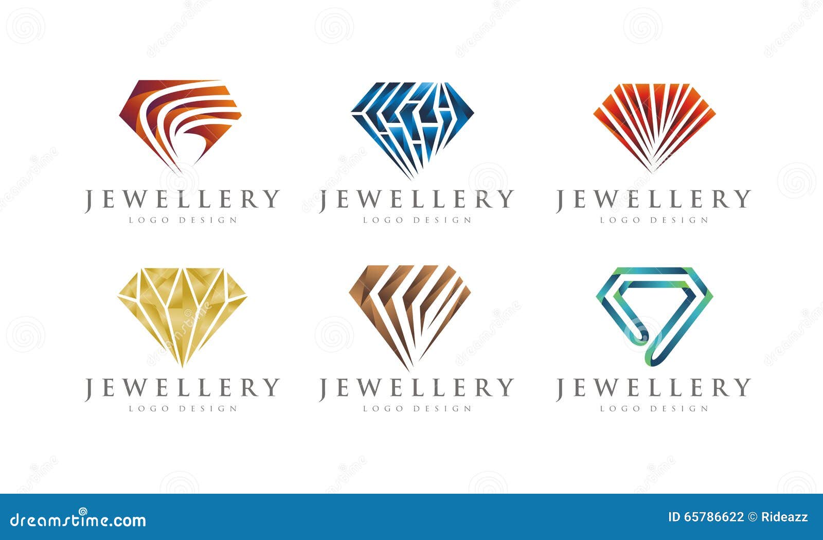 GRADIEN-SCHMUCK/-JUWEL STELLTEN 1 LOGO-DESIGN EIN Vektor Abbildung ...