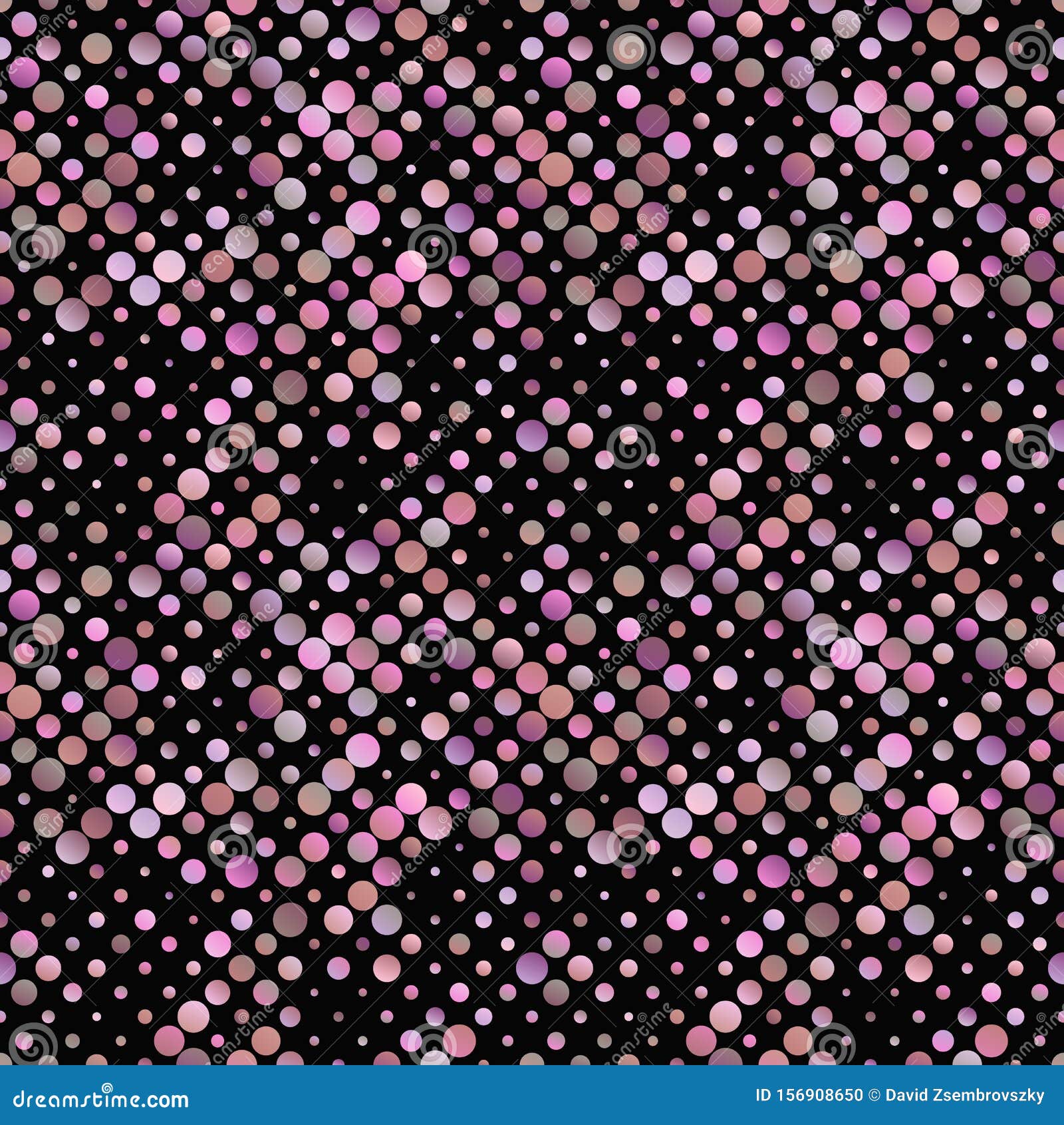 Gradient Abstract Seamless Dot Pattern Background Design Stock Vector - Illustration of fabric ...
