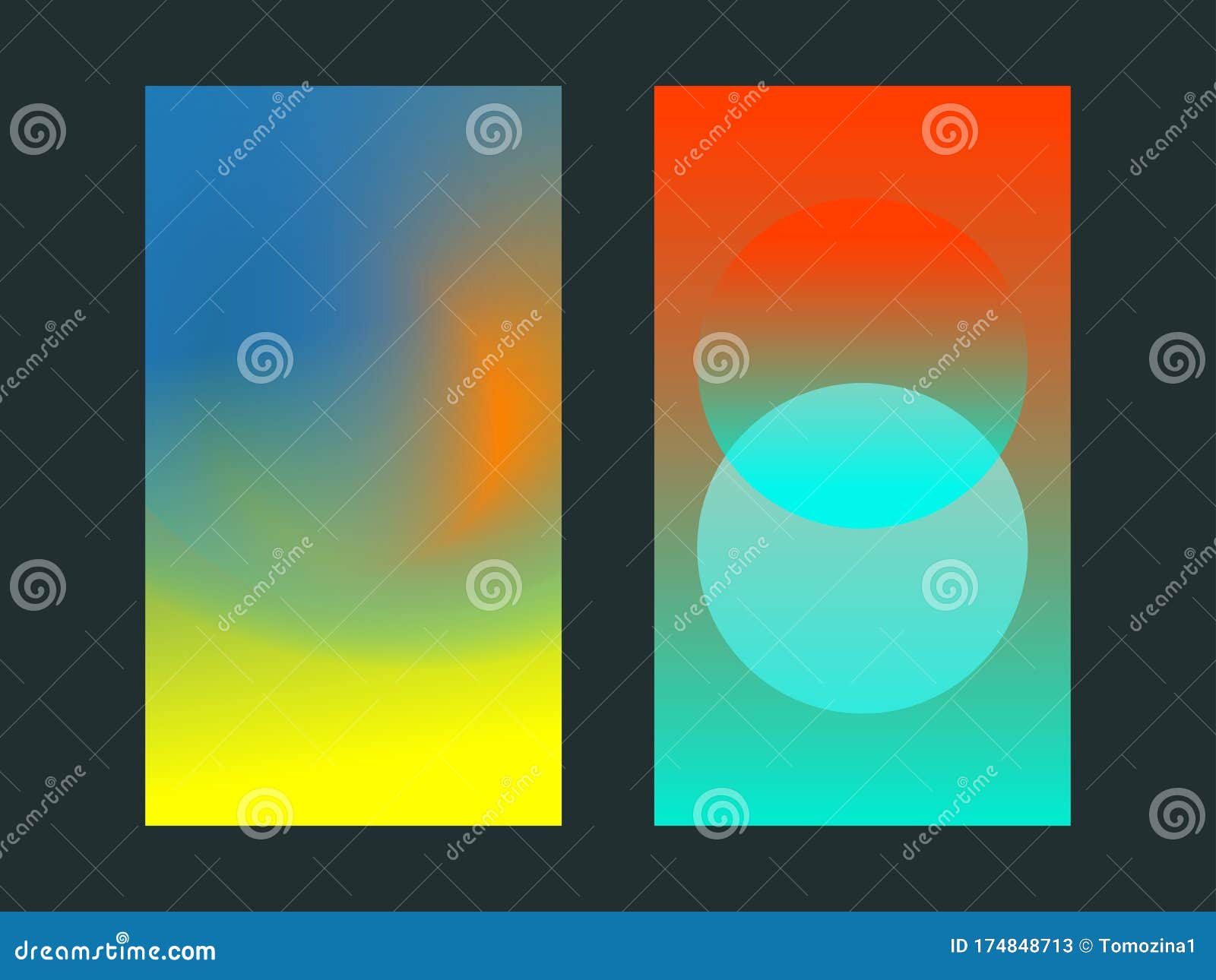 Gradient app backgrund stock vector. Illustration of fluid - 174848713