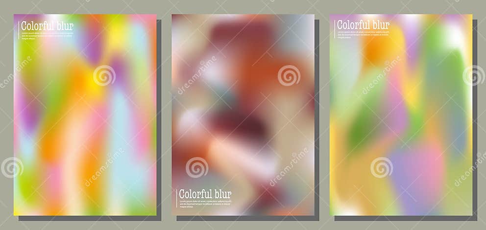 Gradient Background, Color Blur. a Set of Templates for Interior Design ...