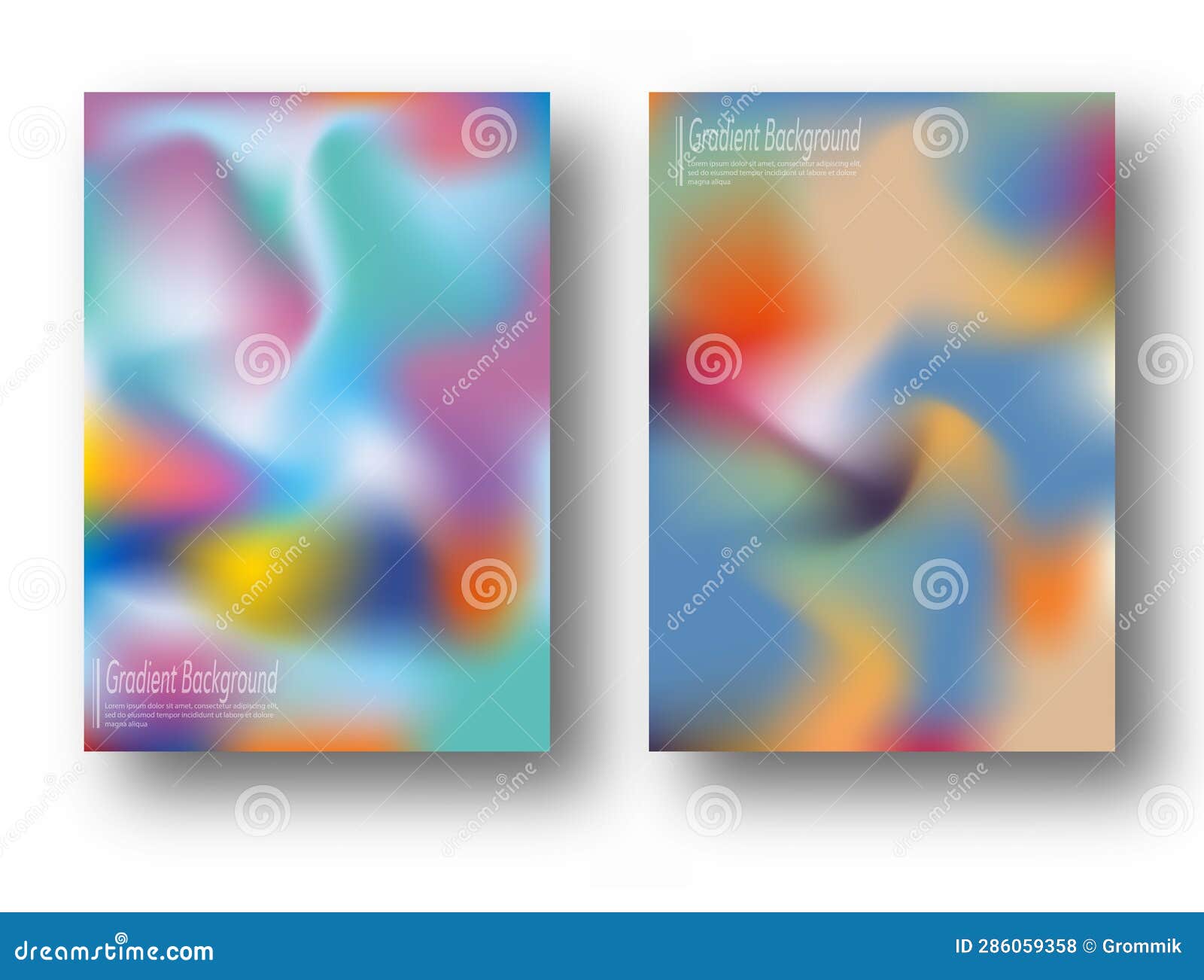 Gradient Background, Color Blur. a Set of Templates for Interior Design ...
