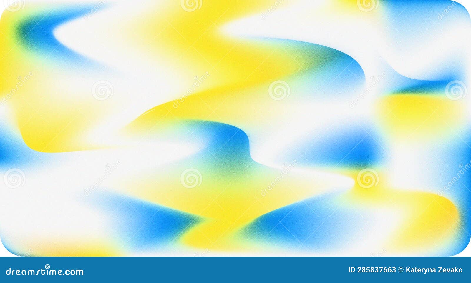 Gradient Background Design Yellow and Blue Waves Stock Illustration ...
