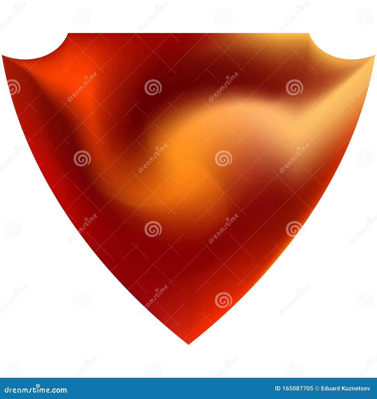 Gradient Background in the Form of a Shield Stock Illustration ...