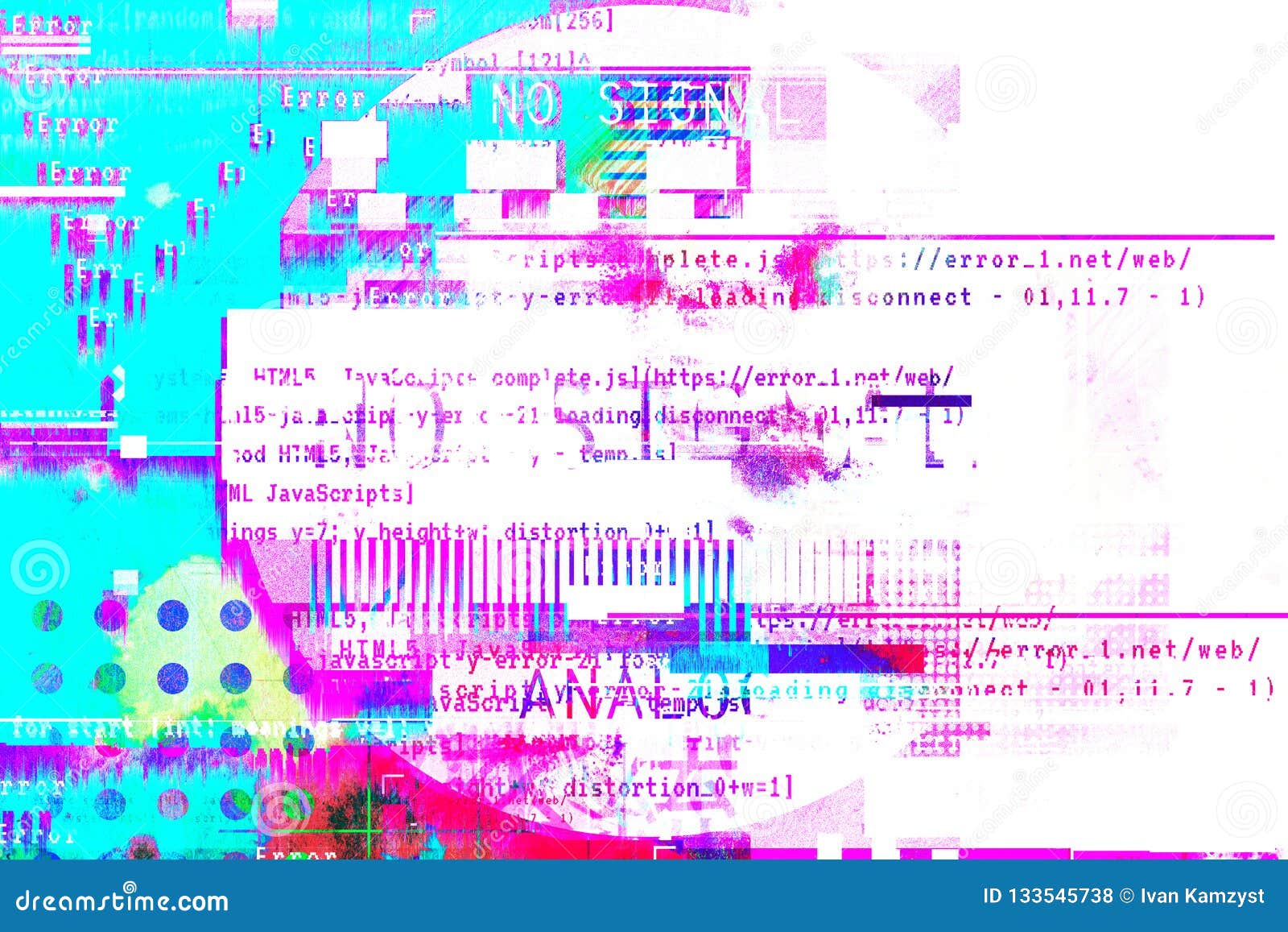 Gradient Background with Glitch Effect, Universal Pattern Stock ...