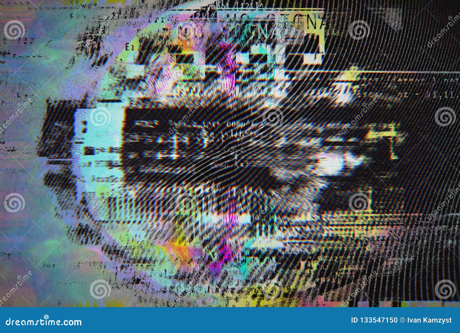 Gradient Background with Glitch Effect, Universal Pattern Stock ...