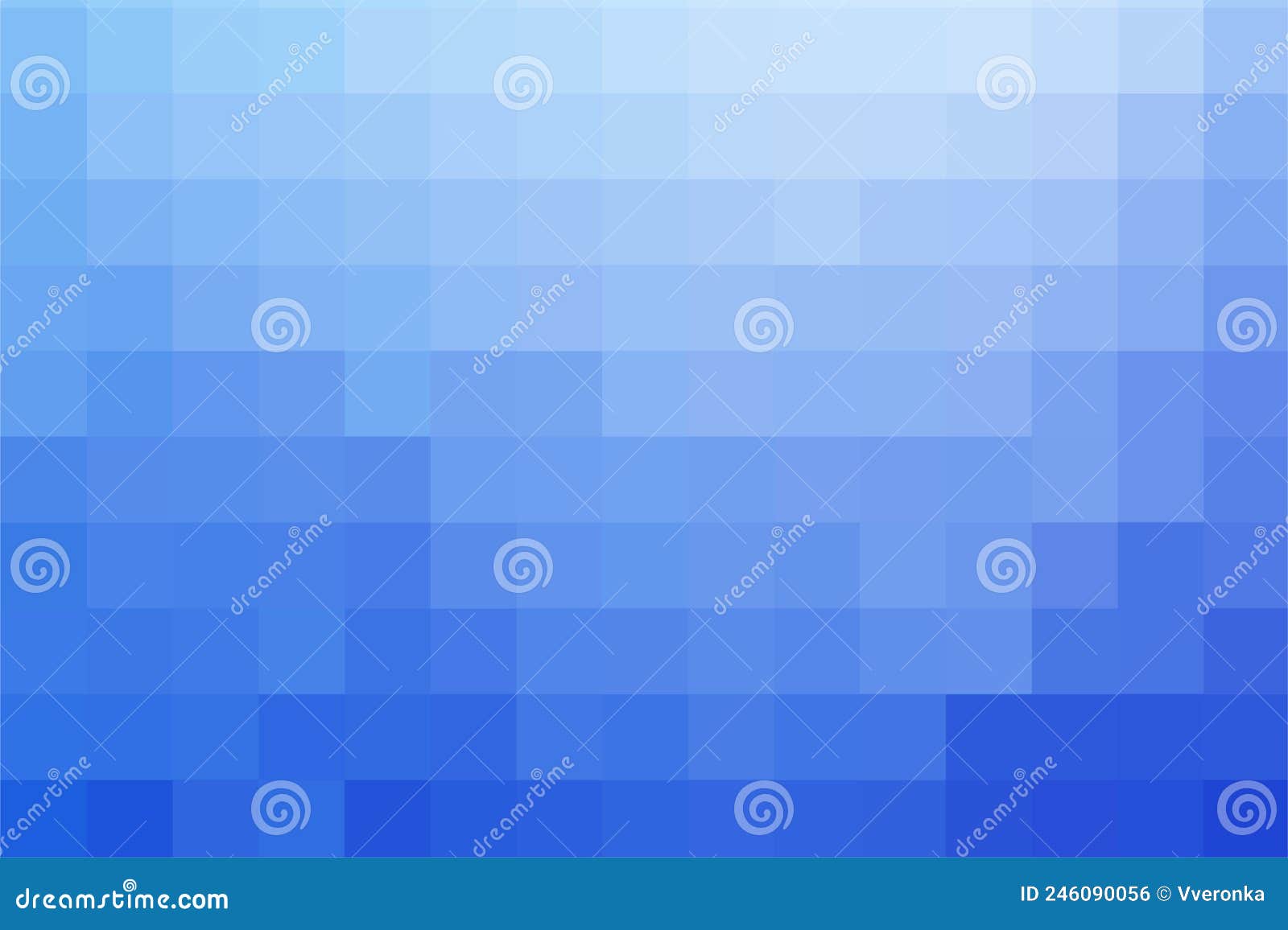 Gradient Background of Light Blue Squares. Horizontal Geometric Texture ...