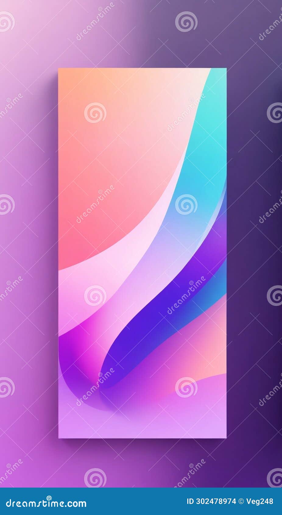 Gradient Background with Lightning Effect. AI Stock Illustration ...