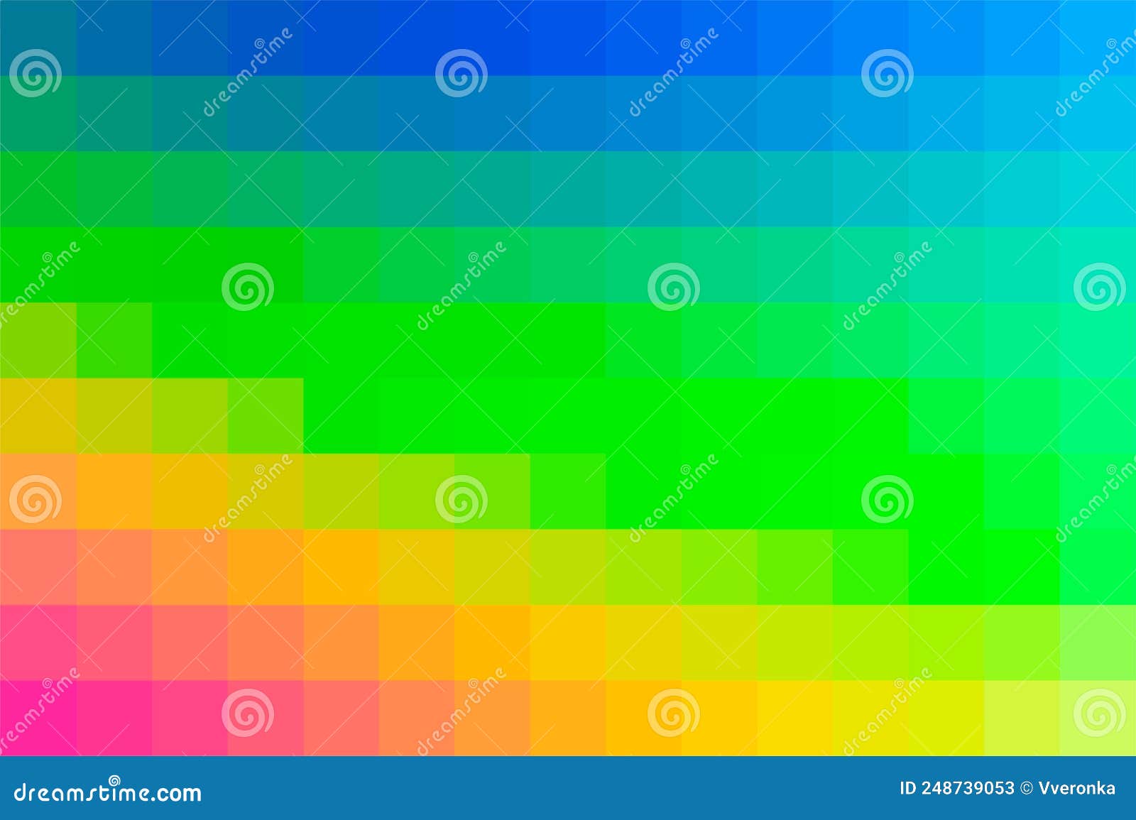 Gradient Background from Multicolors Squares. Abstract Rainbow of ...