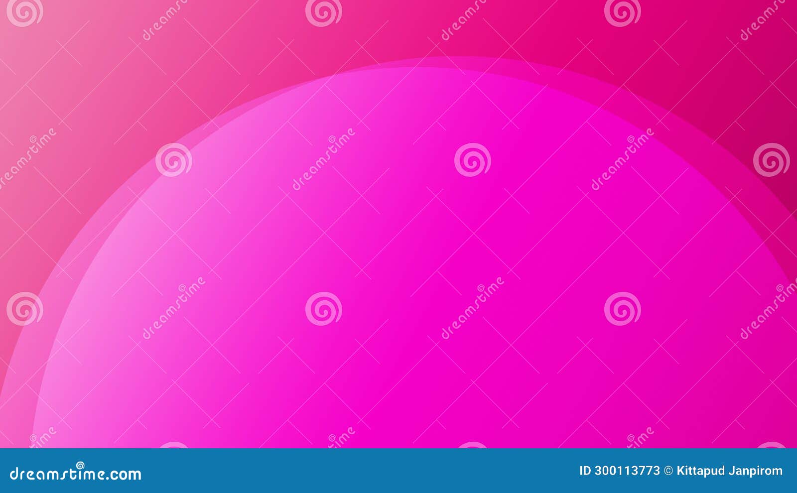 Pastel Curve With Shadow On Blue Background, Panoramic Layout, Design ...