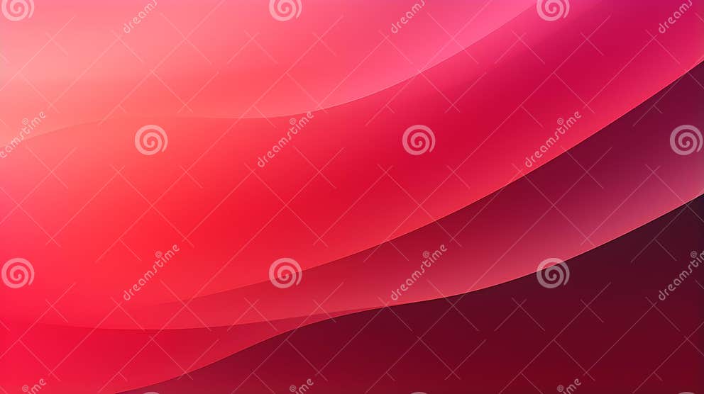 Gradient Background in Ruby Colors with Soft Waves. Elegant Display ...