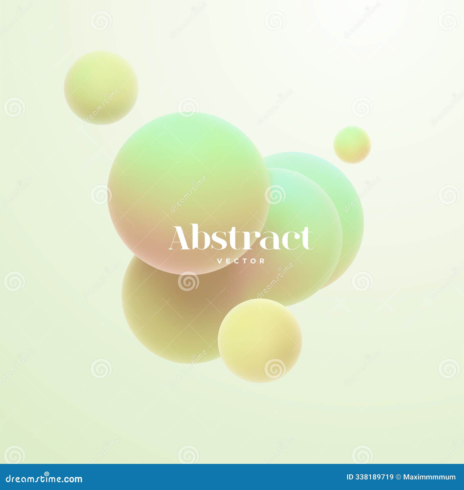Gradient Background With Soft Metaball Shapes Cartoon Vector | CartoonDealer.com #338189719