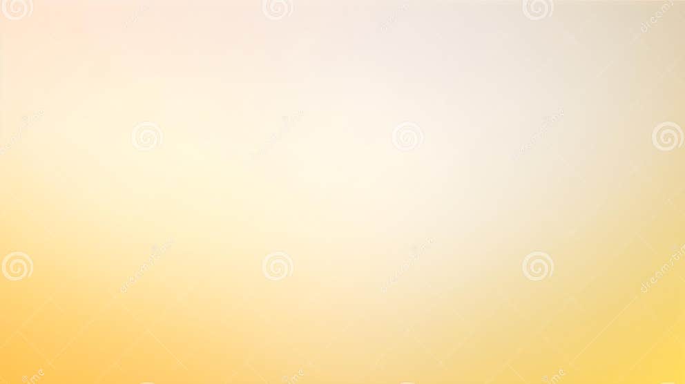 Gradient Background with Soft Texture Fading from Light Yellow To White ...