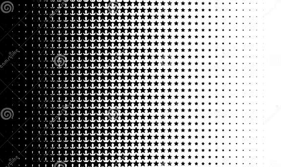 Gradient Background with Stars Halftone Dots Design Stock Vector ...