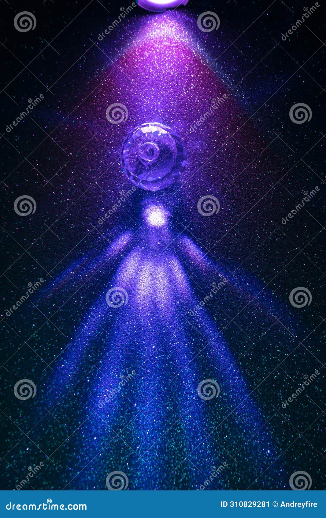 On a Gradient Background, a Vertical Diffused Gradient Beam of Lilac ...