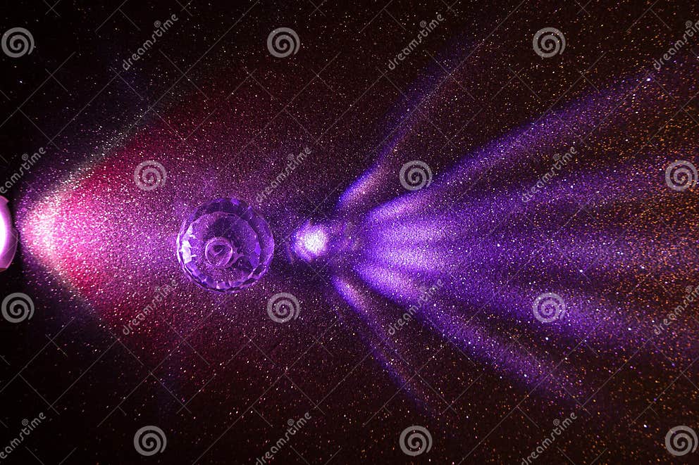 On a Gradient Background, a Vertical Diffused Gradient Beam of Lilac ...