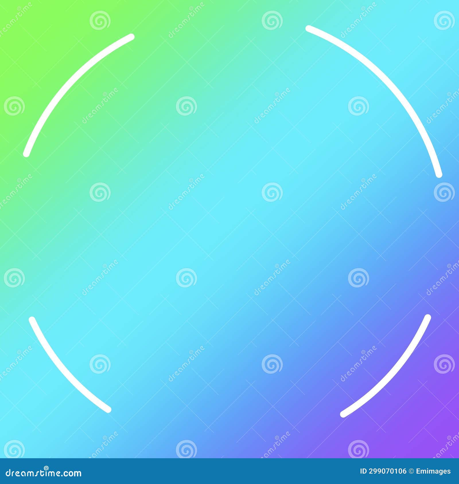 Gradient Background with White Circle Made of Arcs Stock Illustration ...