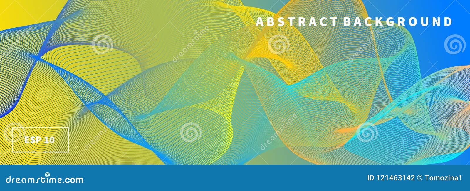 Gradient Banner, Blend Lines Stock Vector - Illustration of horizontal ...