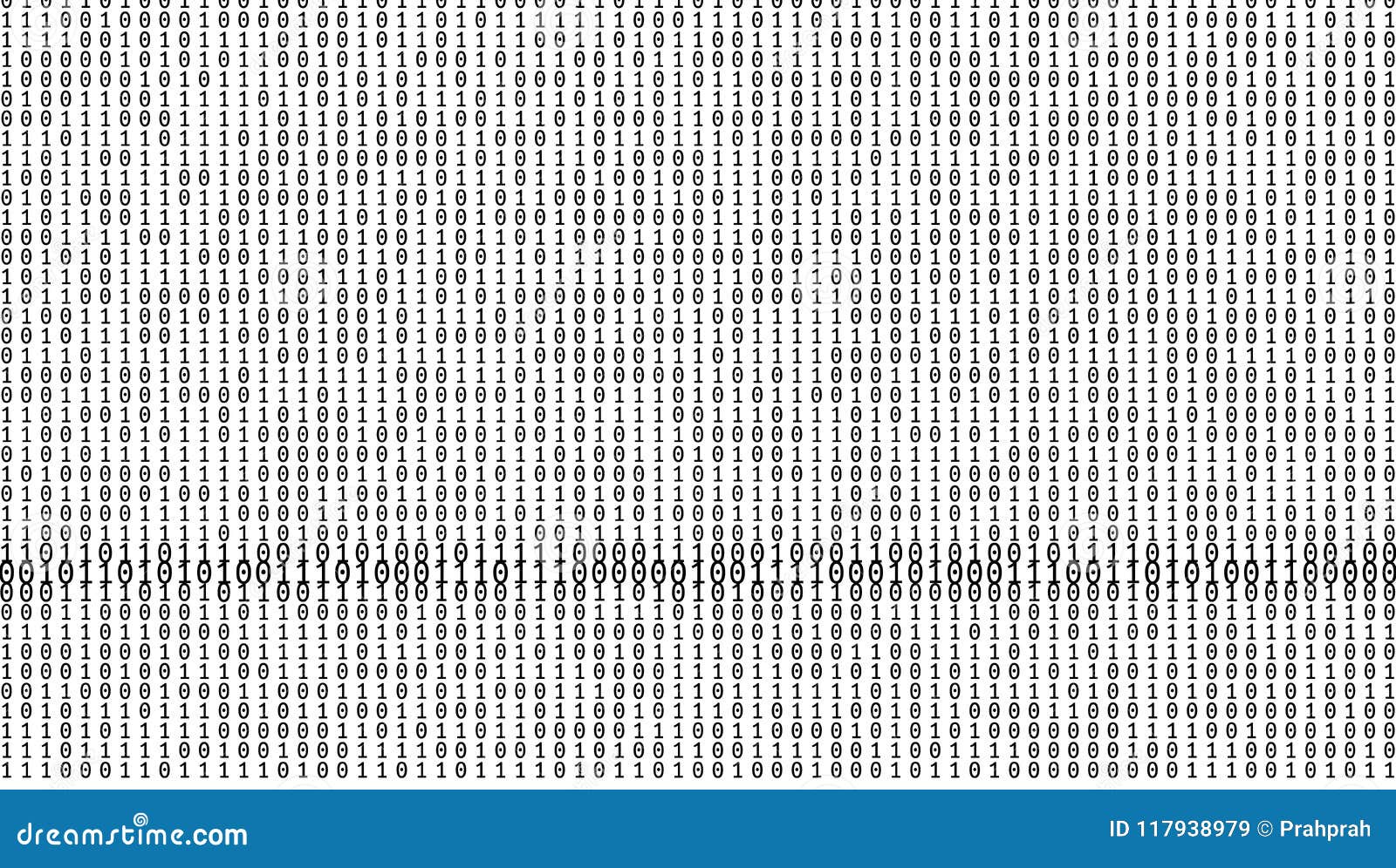 Gradient Binary Code Digits Background Stock Vector Illustration Of Blue Algorithm 117938979 5493