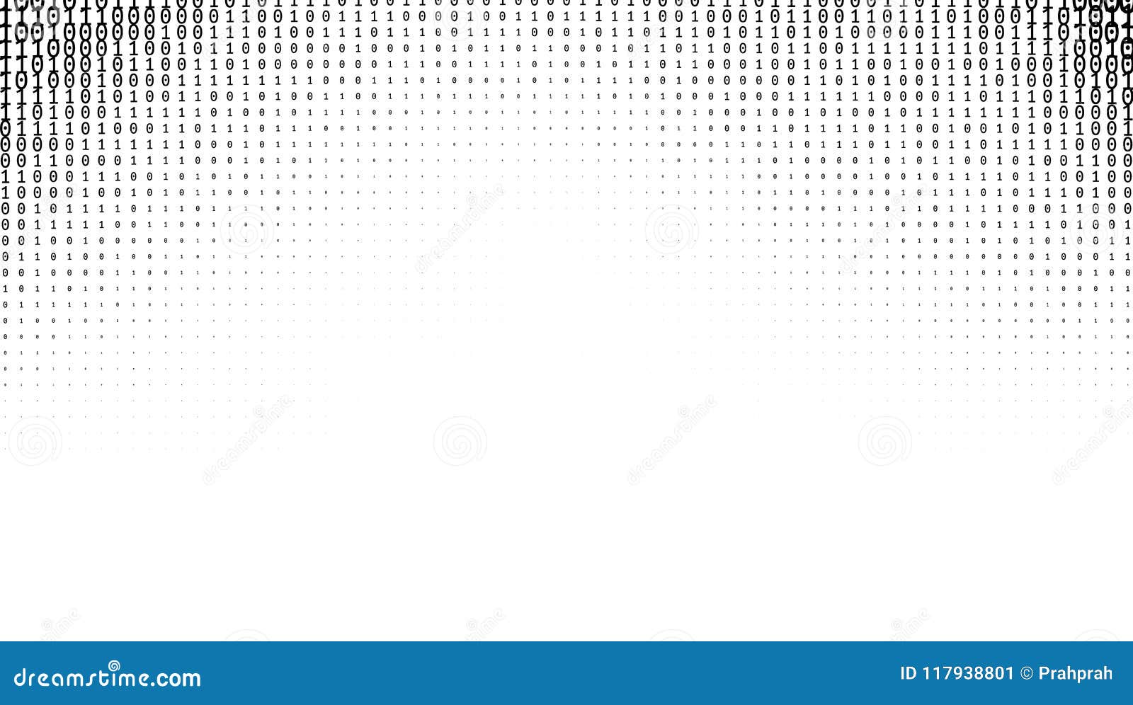 Gradient Binary Code Digits Background Stock Vector Illustration Of Matrix Decrypt 117938801 2815
