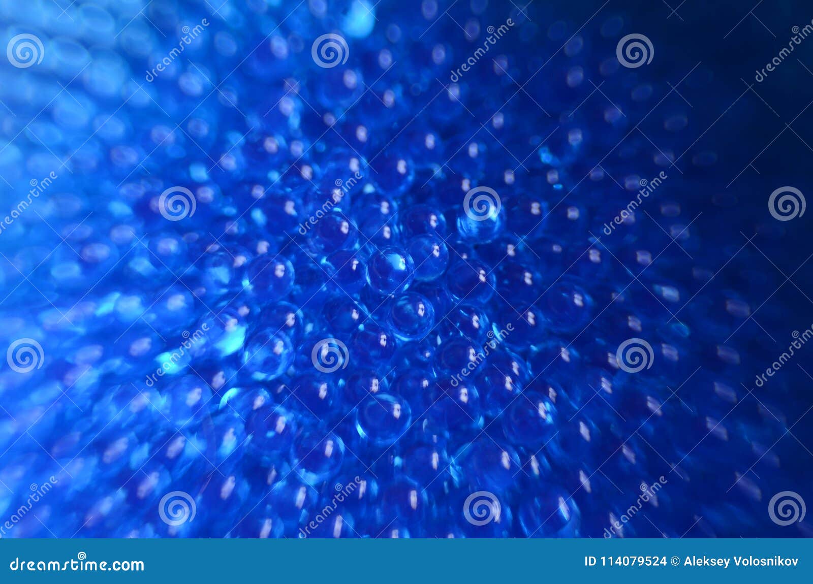 Gradient Blue Blurred Balls Background Stock Photo - Image of balls ...