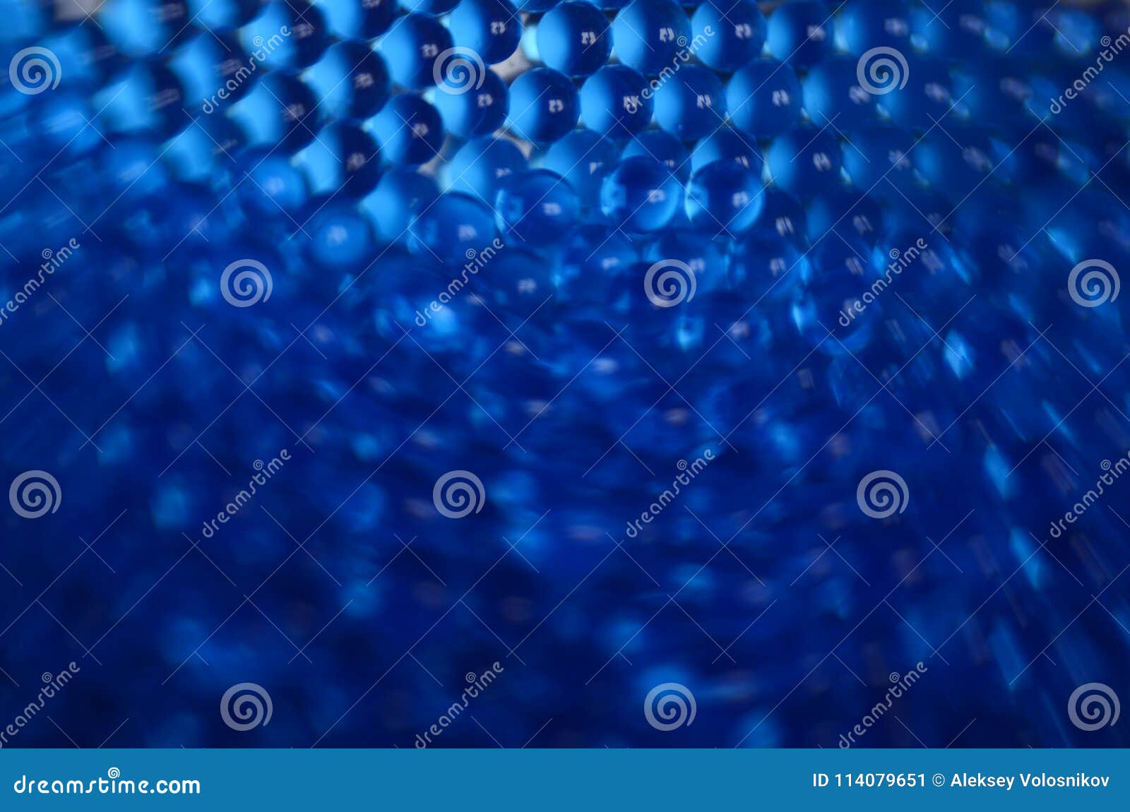 Gradient Blue Blurred Balls Background Stock Image - Image of color ...