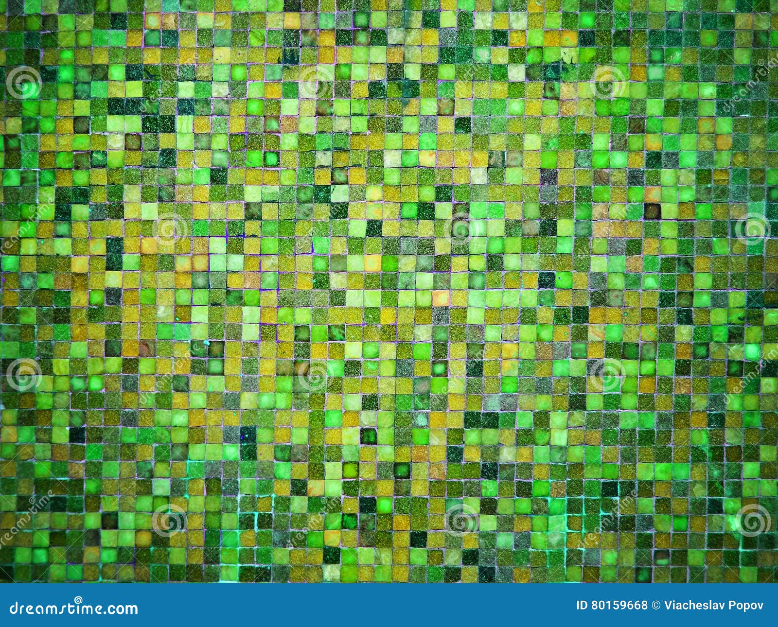 Gradient Blue and Green Colored Mosaic Tiles Stock Photo - Image of ...