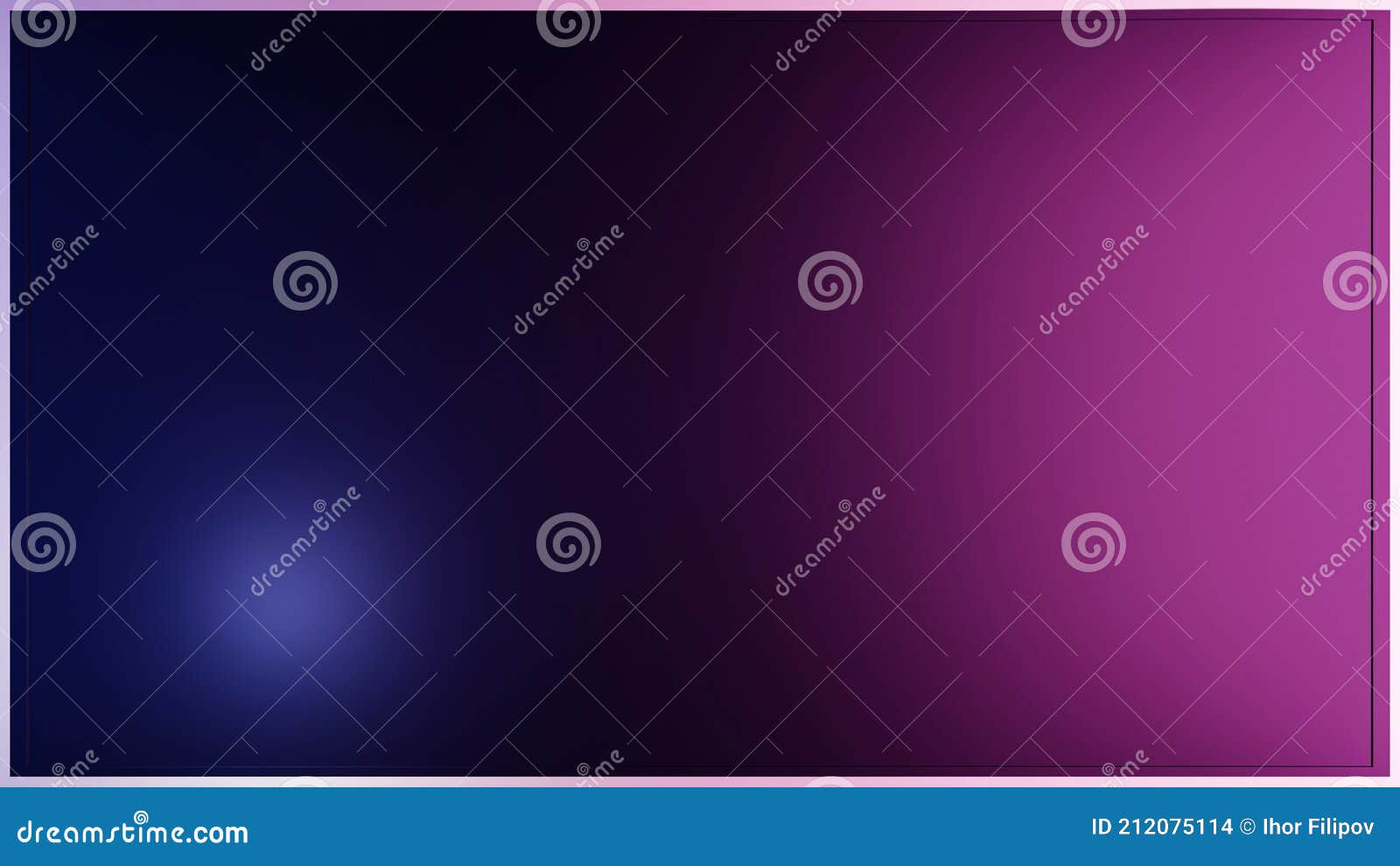 Gradient Blue-pink Background in a Rectangular Frame for Design. 3d ...