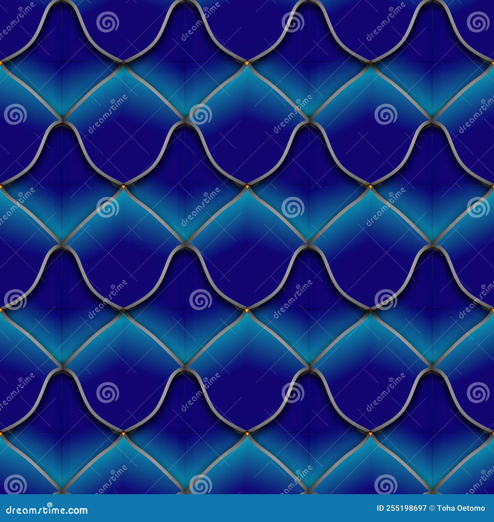 Gradient Blue Scale Texture Pattern Seamless Stock Illustration ...