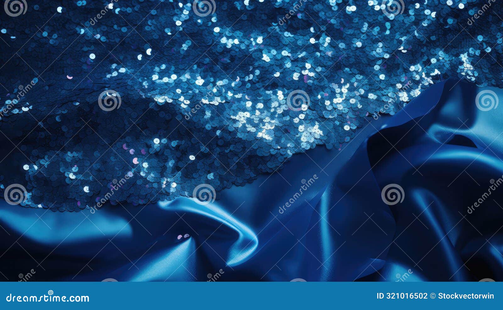 Gradient Blue Sequin Background Stock Illustration - Illustration of ...
