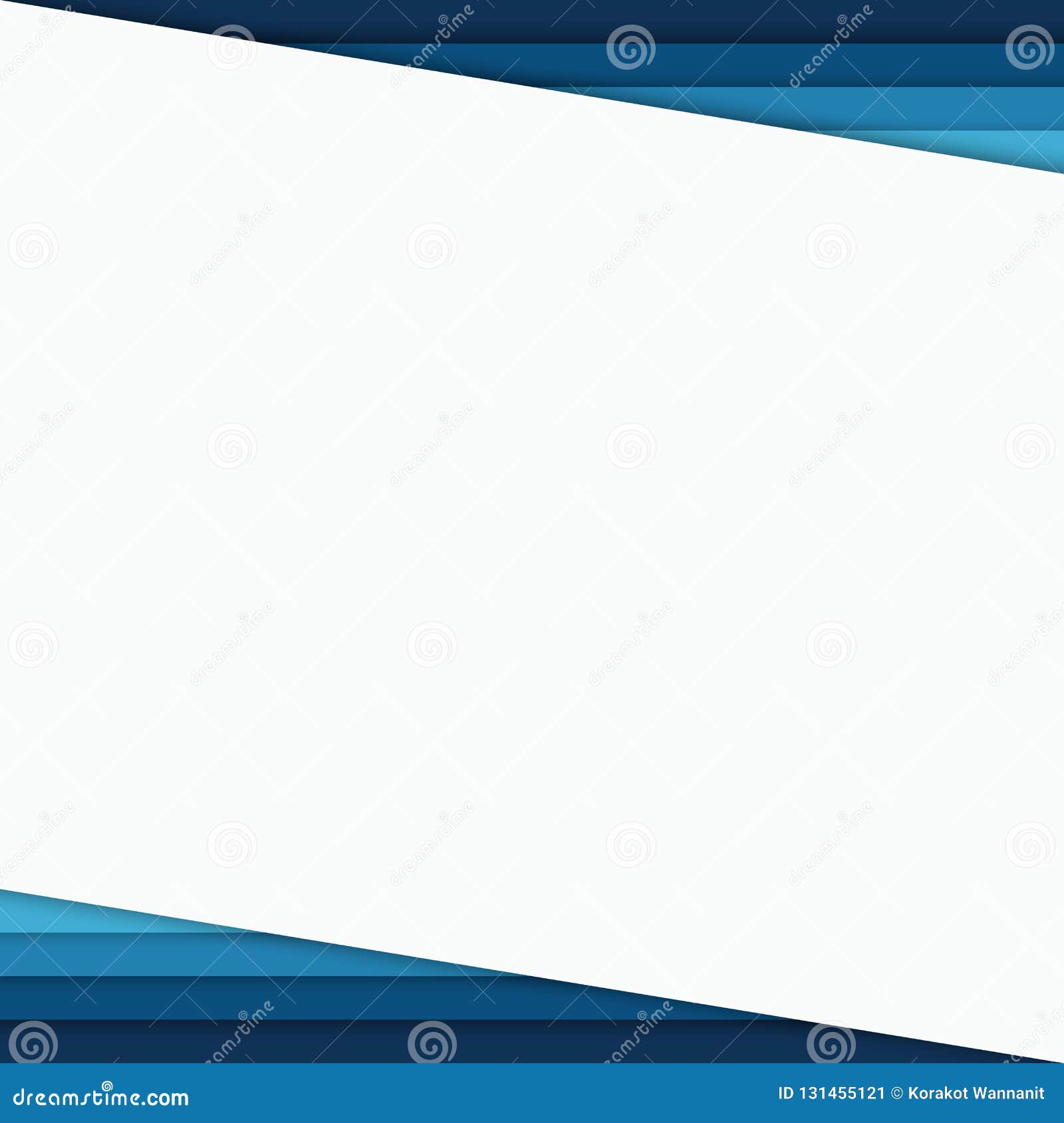 Gradient Blue of Square Geometric Pattern with White Background, Vector ...