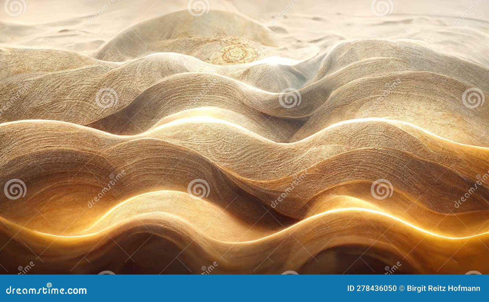 Gradient Brown and Beige Waves As Background - Artificial Art Stock ...