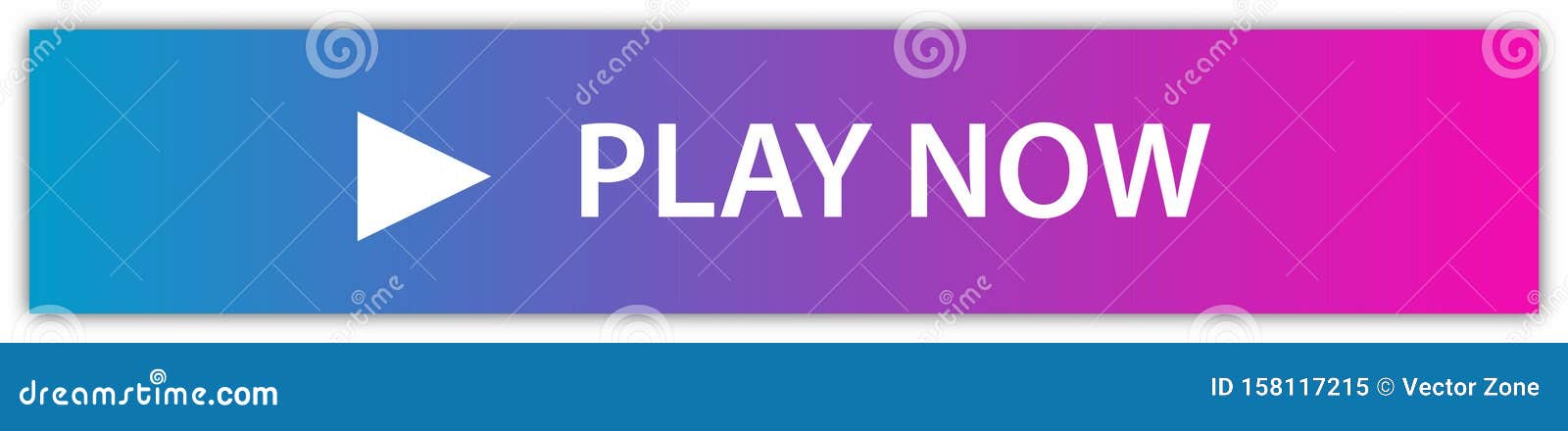 Gradient Button. Rectangular Play Now Button , Icon Colorful Gradients Web Icons Stock Vector ...
