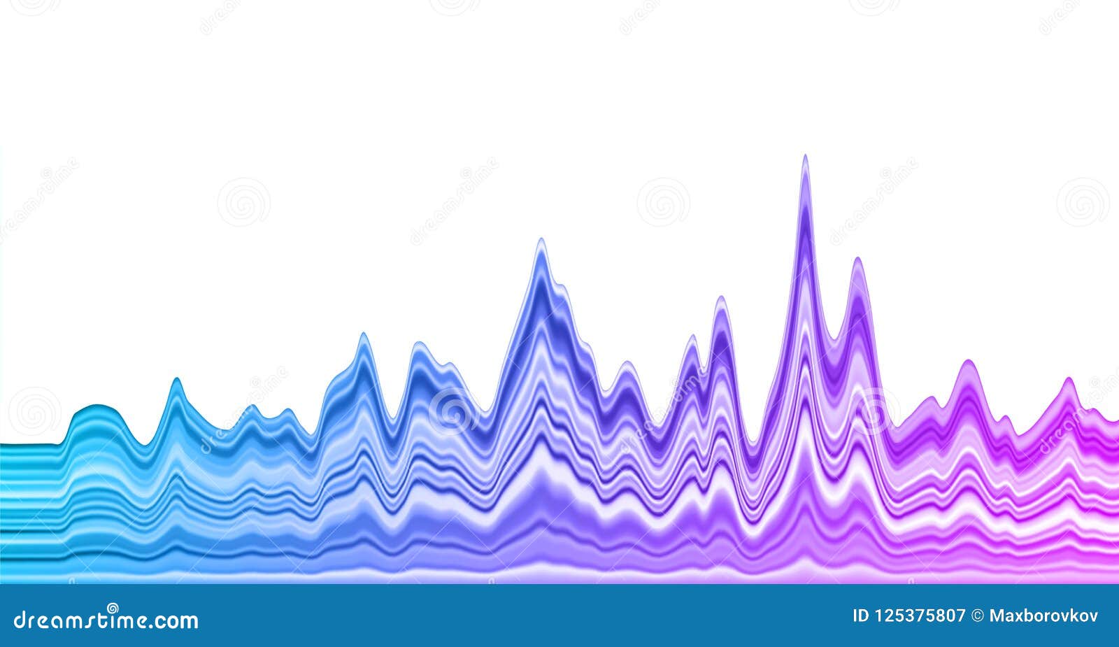 Gradient Chart, Statistics Graph or Oscillation Diagram. Stock Vector ...