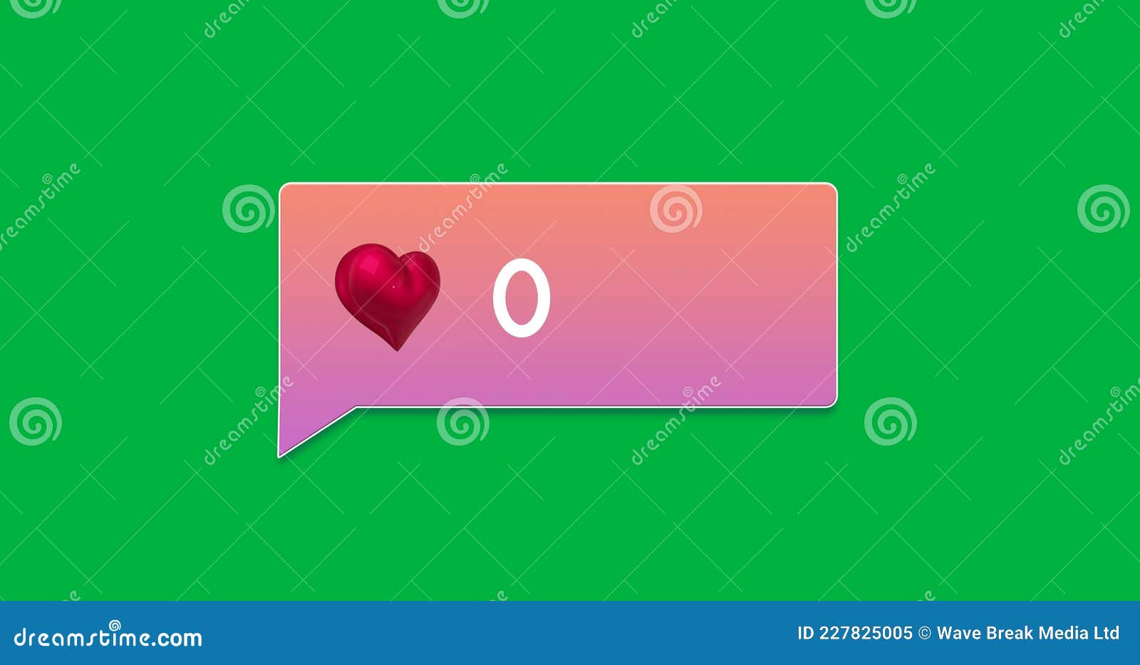 Gradient Chat Box with Numbers 4k Stock Illustration - Illustration of ...