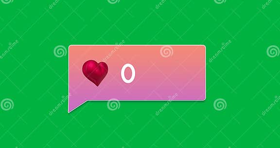 Gradient Chat Box with Numbers 4k Stock Illustration - Illustration of ...