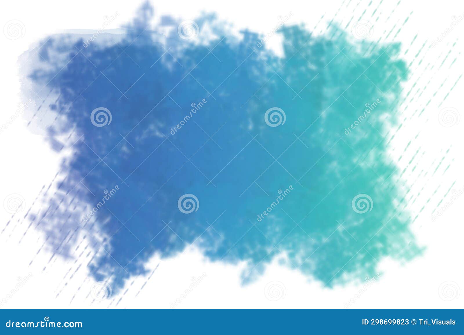 Gradient Cloud Texture Watercolor Paint Background with Deep Blue and ...