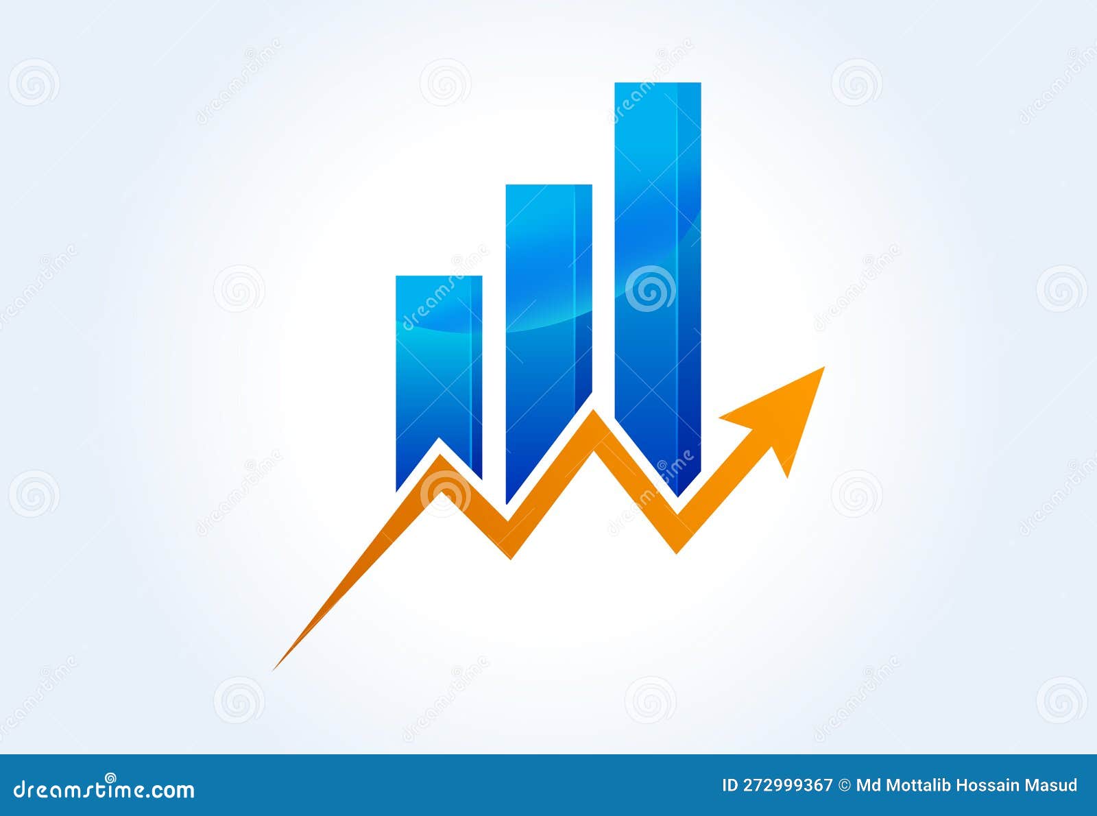Gradient Financial Logo Design, Vector Illustration Stock Illustration ...